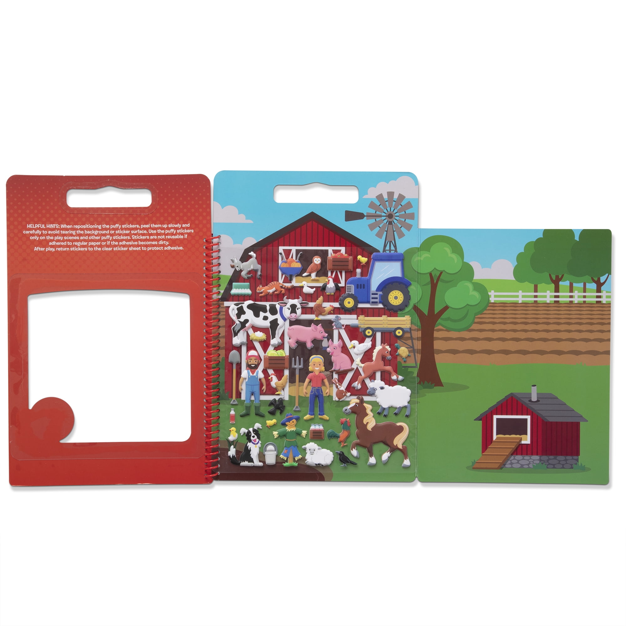 Melissa & Doug Puffy Stickers - Farm in PDQ - Walmart.com