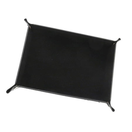 Folding Tray Set Flannel Rectangle PU Leather Portable Reinforced ...