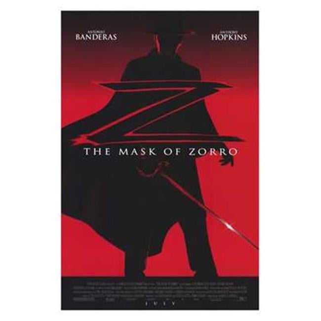 Pop Culture Graphics The Mask of Zorro Movie Poster, 11 x 17 - Walmart.com