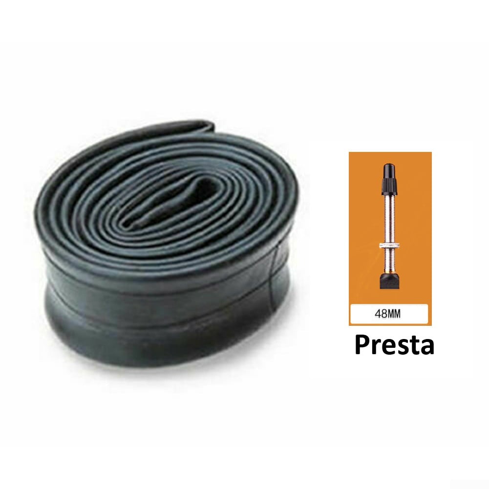 Inner Tube Bike Black Butyl Rubber Presta-Schrader Valve Wear ...