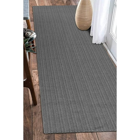 CPDD Upgraded Boho Runner Rug 2'x6', Grey Hallway Runner, Black and ...