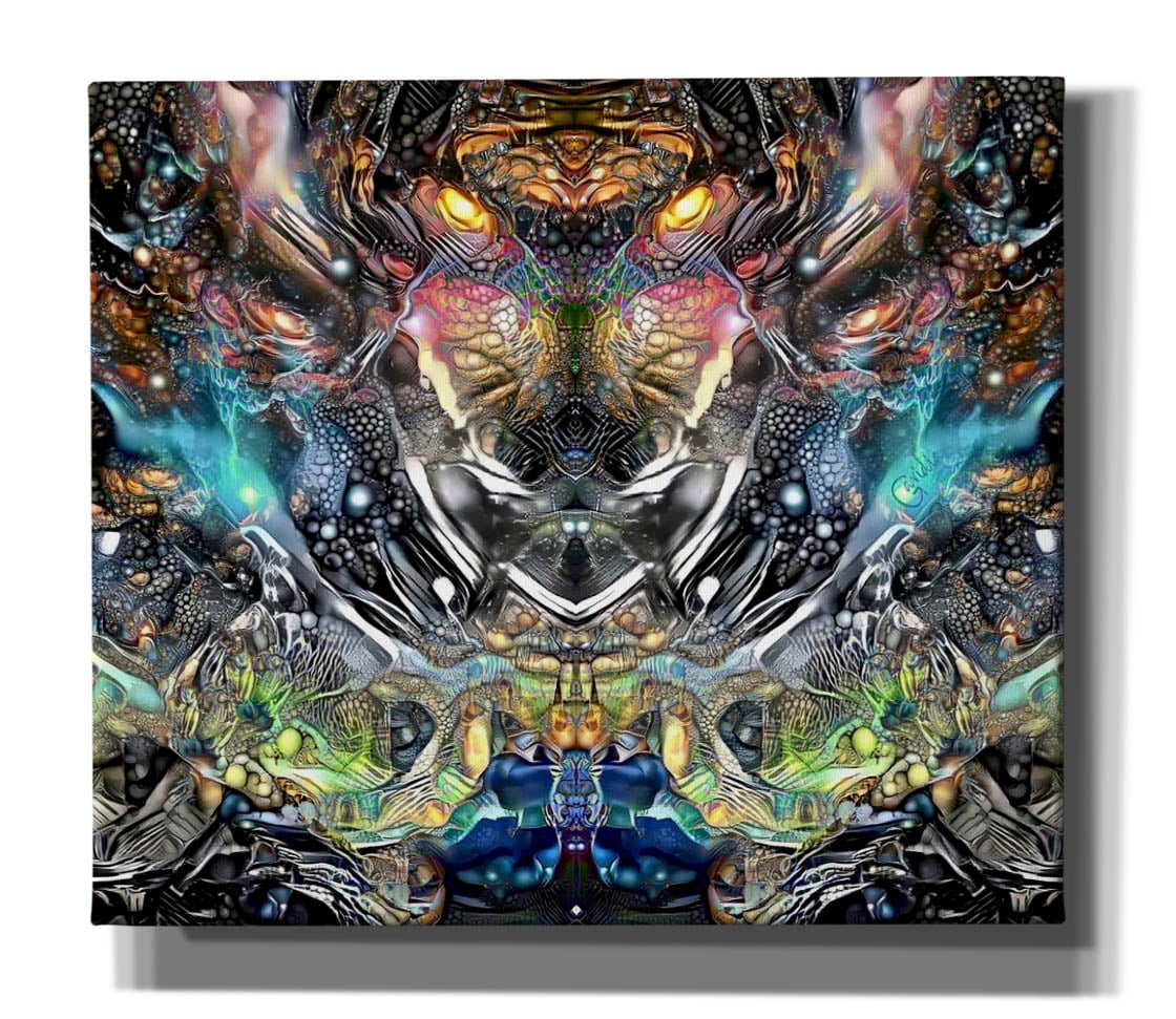 Epic Graffiti 'Wild' by Pedro Gavidia, Canvas Wall Art, 30"x26 ...