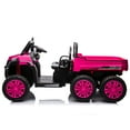 HNH 24V Seater Ride on Truck with Remote Control, Kids Ride on Tractor ...