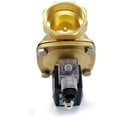 2Way 1/2" Brass Lpg Natural Gas Solenoid Valve 220vac 24v Normally Closed high Temperature ...