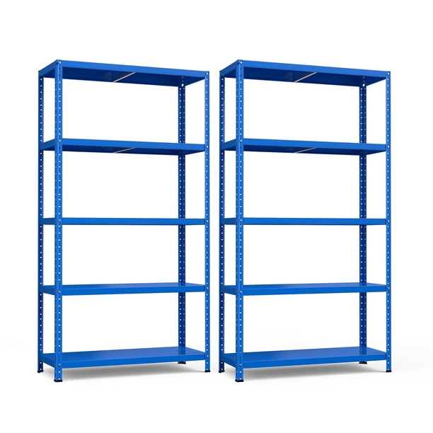 Blue Metal Shelf