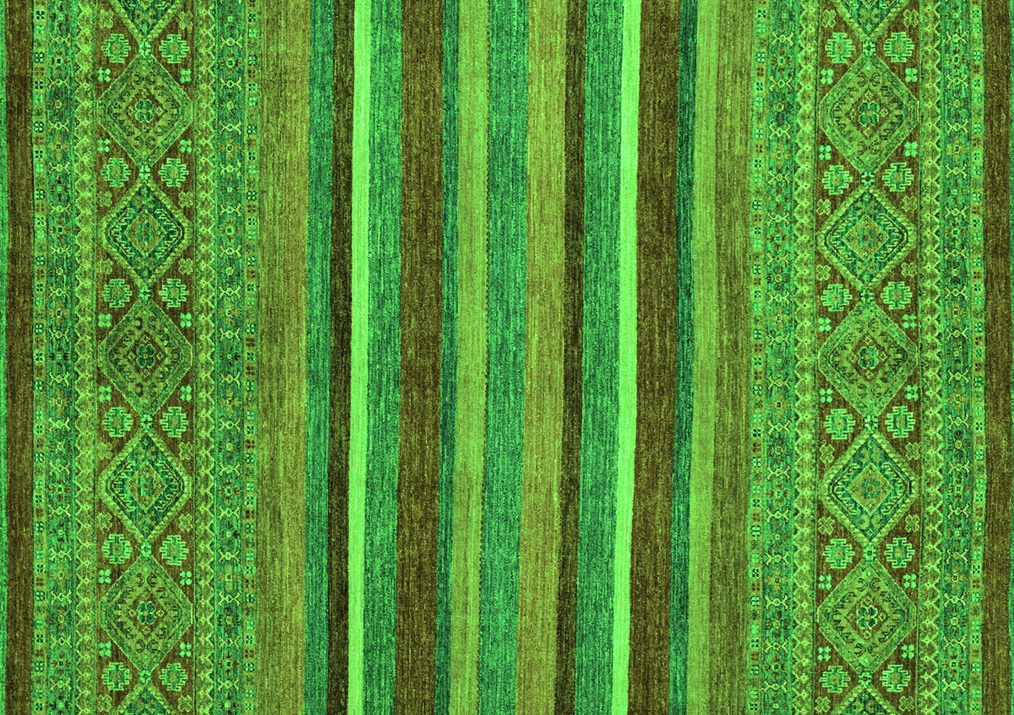 Ahgly Company Indoor Rectangle Abstract Green Modern Area Rugs, 5' x 8 ...
