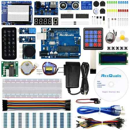 REXQualis Super Starter Kit based on Arduino UNO R3 with Tutorial and ...