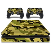 VWAQ Camo Skin For PS4 Console And Controller Woodland Camouflage ...