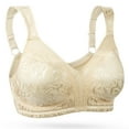 Wingslove Women's Full Coverage Plus Size Bra Non Padded Wireless ...