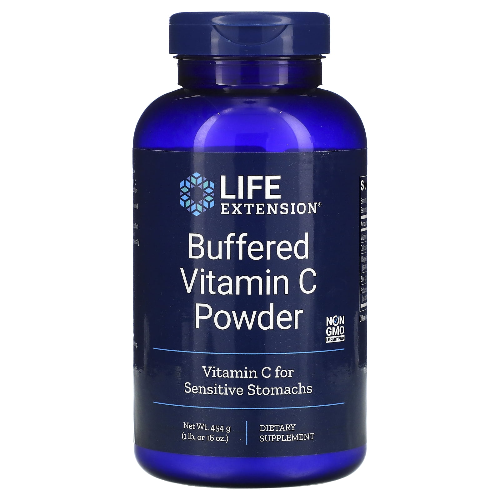 Life Extension Buffered Vitamin C Powder, 16 oz (454 g) - Walmart.com ...