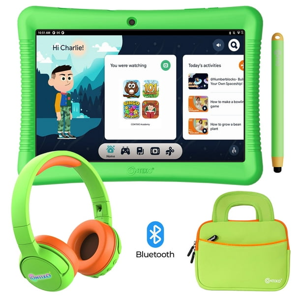 Contixo K102 10 Inch Kids Learning Tablet Bundle with $150 Value ...