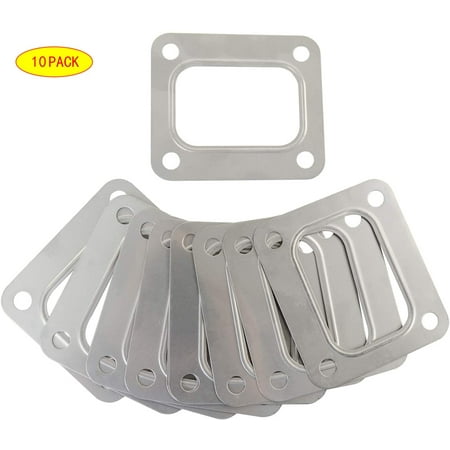 PTNHZ 10 Pcs Stainless Steel Turbo Turbine Inlet Gasket for T04E T66 ...
