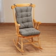 OakRidgeTM Harlow Rocker Cushion Set, Chocolate - Padded Rocking Chair ...
