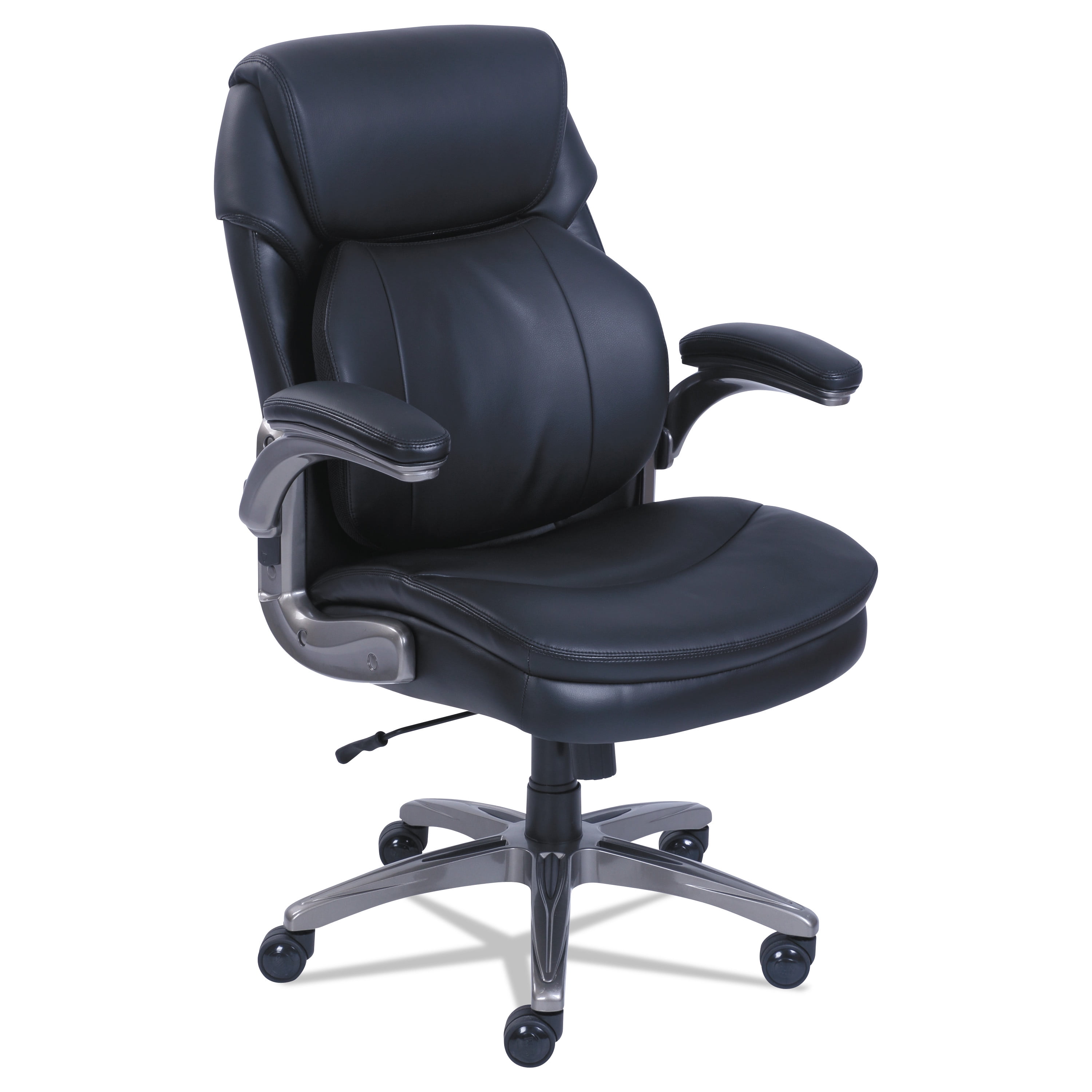 SertaPedic Cosset Mid-Back Executive Chair, Black - Walmart.com ...