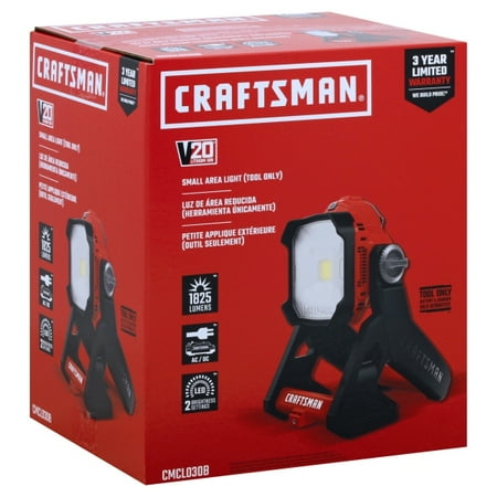 Craftsman Tools V20 20-volt Max 1825-Lumen LED Rechargeable Power Tool ...