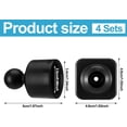 2026 New 4 Sets Sloped Wall Angled Shower Rod Mount Brackets, Heavy ...
