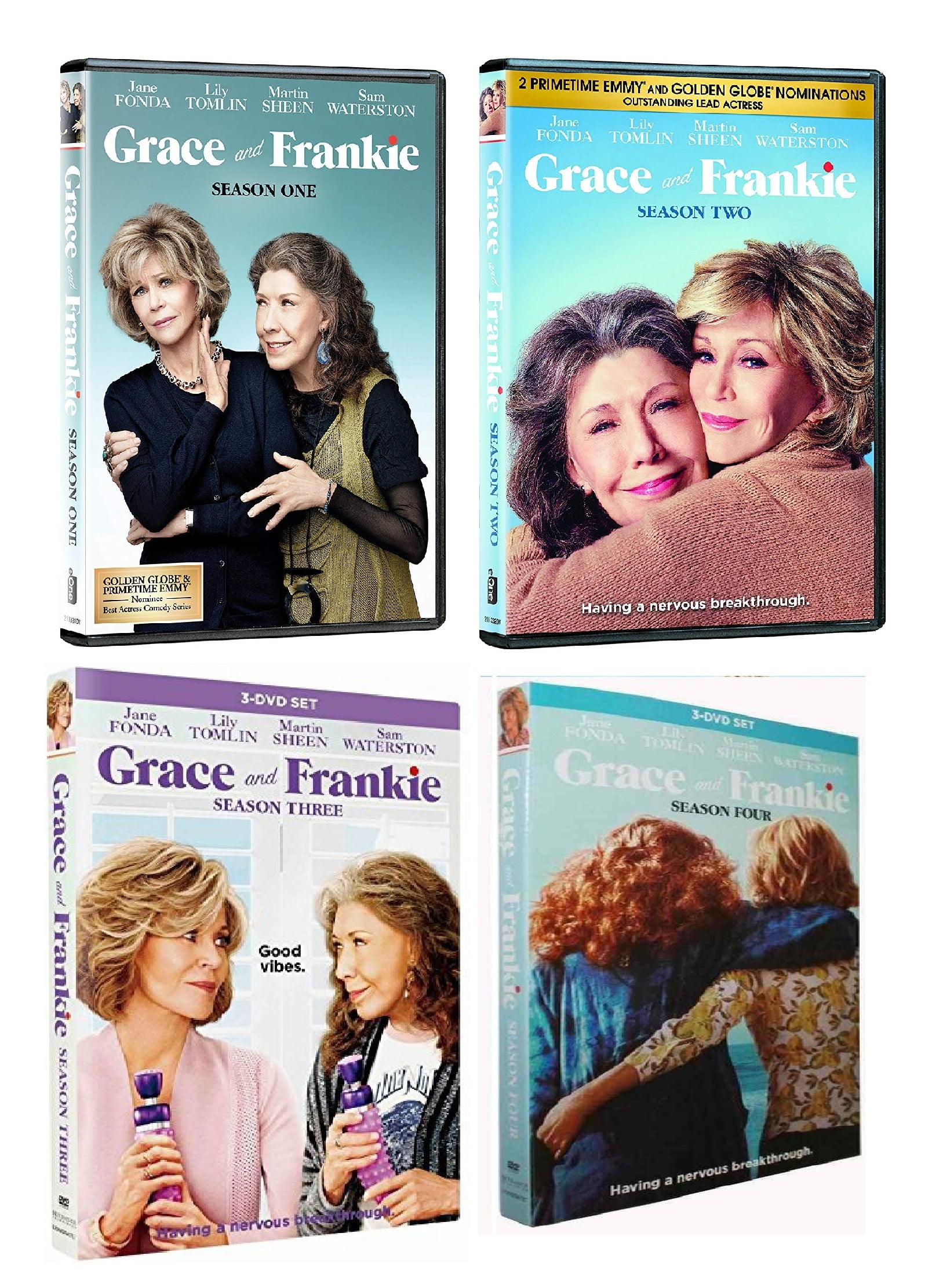 Grace and Frankie: The Complete Series Seasons 1-4 (DVD, 12-Disc Box ...
