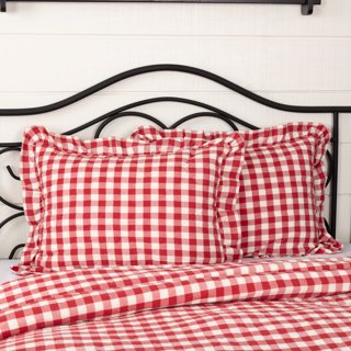 Mainstays Yellow Check 2Pk Standard Shams - Walmart.com
