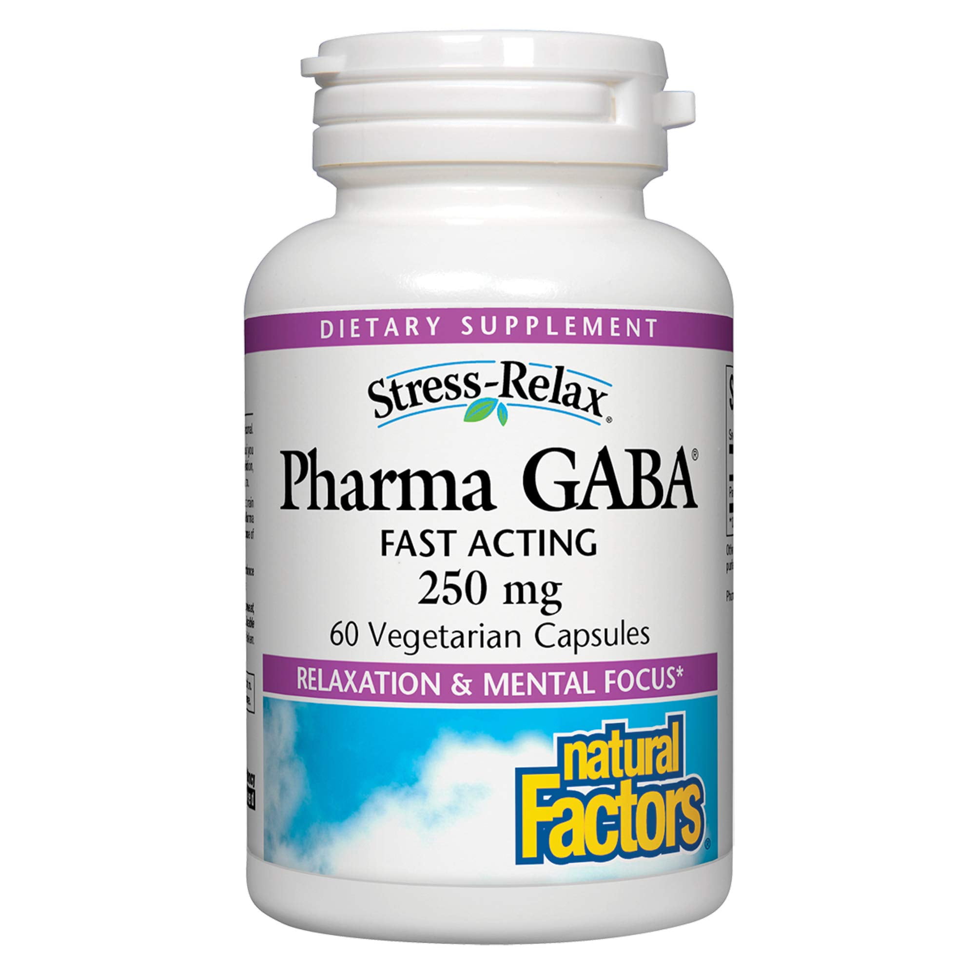 Suplemento Natural Factors Stress-Relax Pharma GABA 250 mg | Walmart en ...