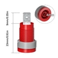 4mm Banana Port Socket Mount Binding Post Connector Adapter Panel for ...