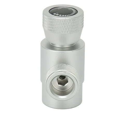 Soda Valve, Silver Soda Maker Supplies CGA320//TR21-4 Adapter CO2 Refill Adapter CO2 Filling ...