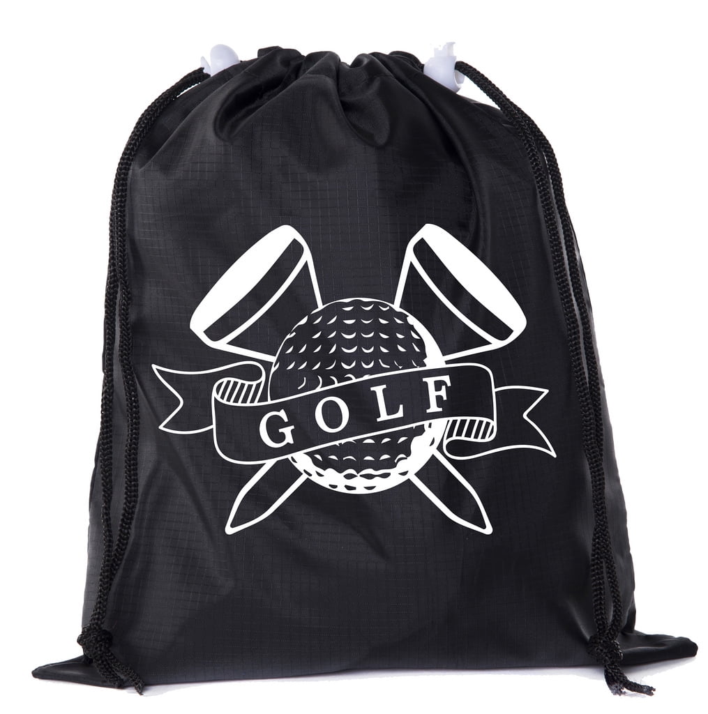 Mato & Hash Mini Drawstring Golf Bags | Golf Favor Bags for Leagues and ...