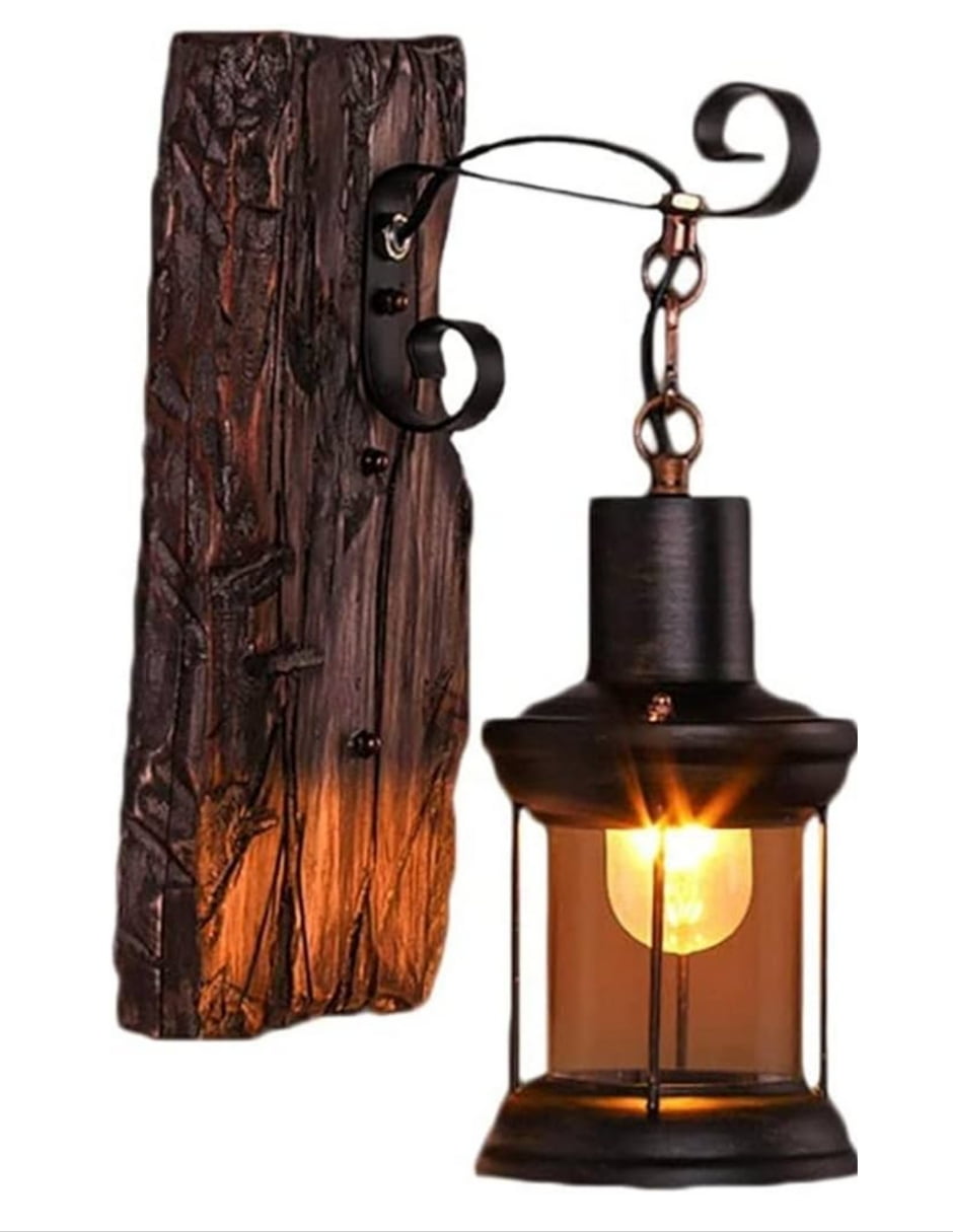 Arbotante Madera Iluminacion Luz Vic Arbotante de Exterior | Walmart en ...