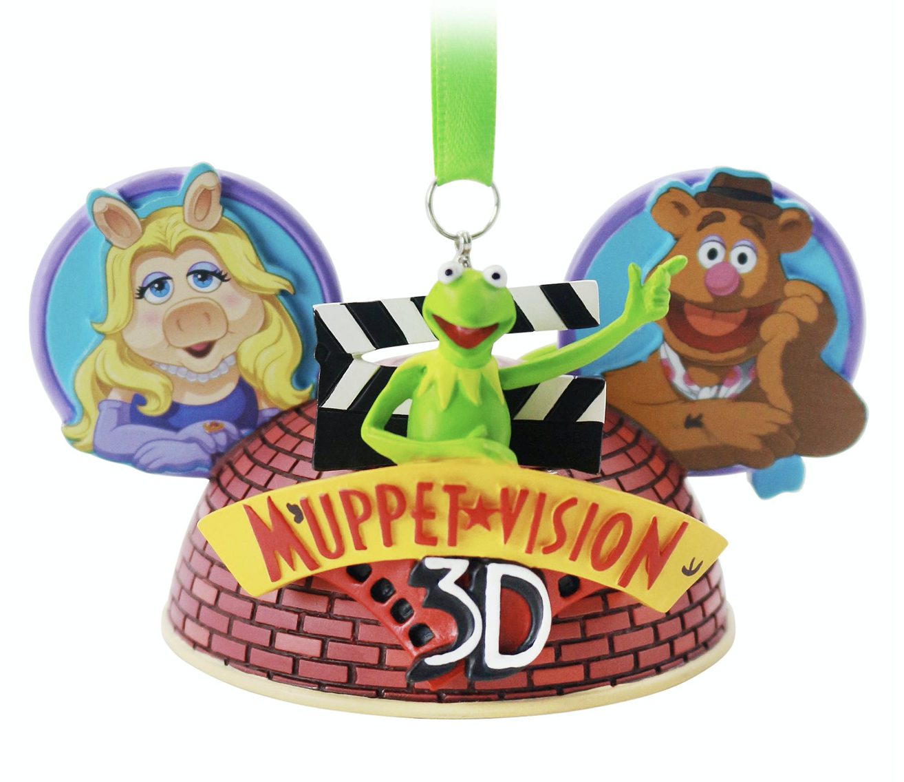 Disney Parks The Muppets Muppet Vision 3D Ear Hat Christmas Ornament ...