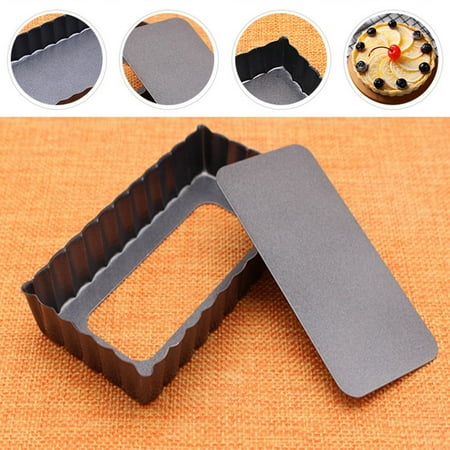 Rectangular Laced Quiche Pan Nonstick Pie Pan Bakeware With Removable ...