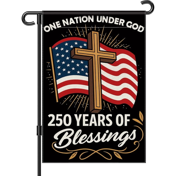 America 250th Anniversary Garden Flag, USA 250 Years Banner Patriotic ...