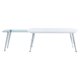 ACME Patina Coffee Table in White and Chrome - Walmart.com