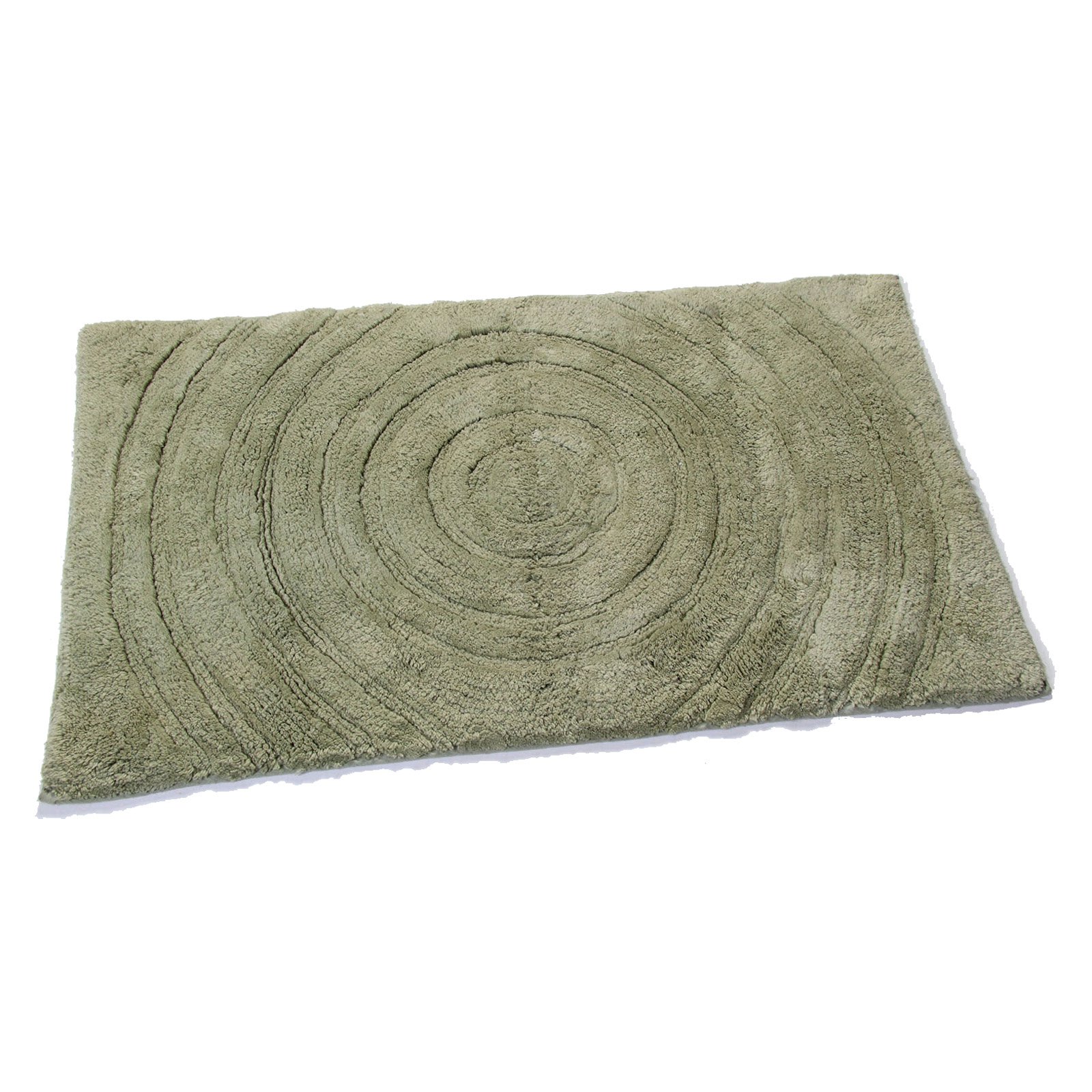 Castle Hill London 1-Foot 8-Inch x 2-Foot 6-Inch Echo Bath Rug in Light ...