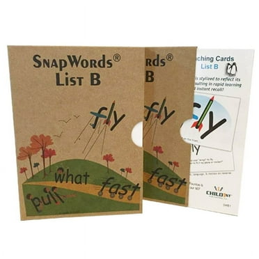 Snapwords List C Teaching Sight Word Cards - Walmart.com