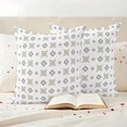 Abstract Tile Motifs Outdoor Waterproof Pillow Covers, Lavender Olive ...