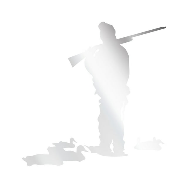 Duck Hunting Scene Sticker Decal Die Cut - Self Adhesive Vinyl ...