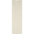 SAFAVIEH Montauk Raeyln Striped Cotton Area Rug, Ivory/Light Grey, 5' x ...