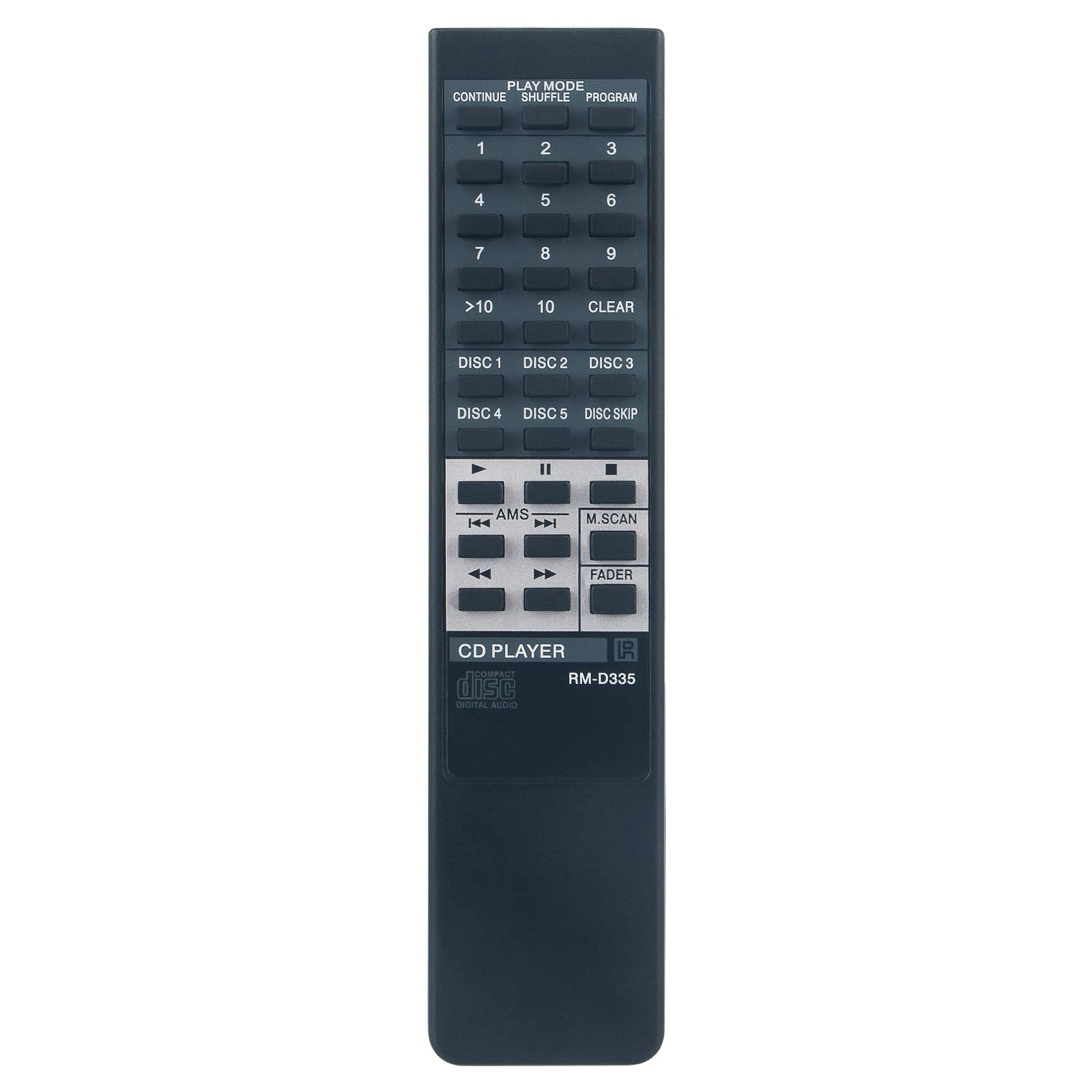 Sony CD Player Remote Control Replacement RM-D335 for Multiple Models ...