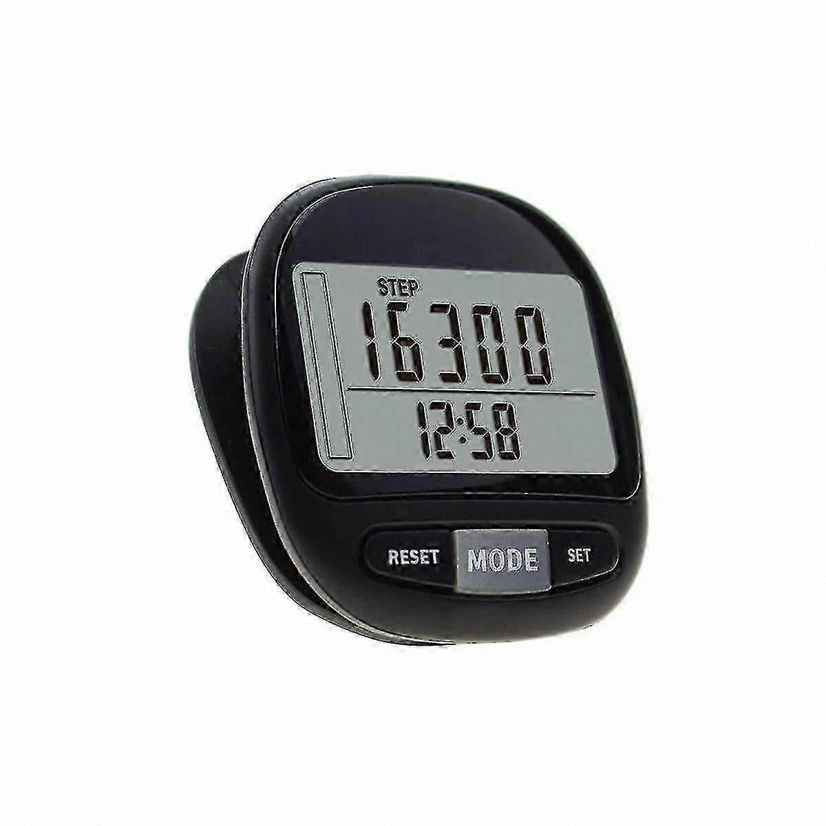 Step Counter with Clip and Strap, Calorie Tracker, 7-Day Memory ...