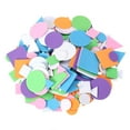 1250pcs Self Adhesive Foam Shapes for Crafts - Assorted Colors & Sizes ...
