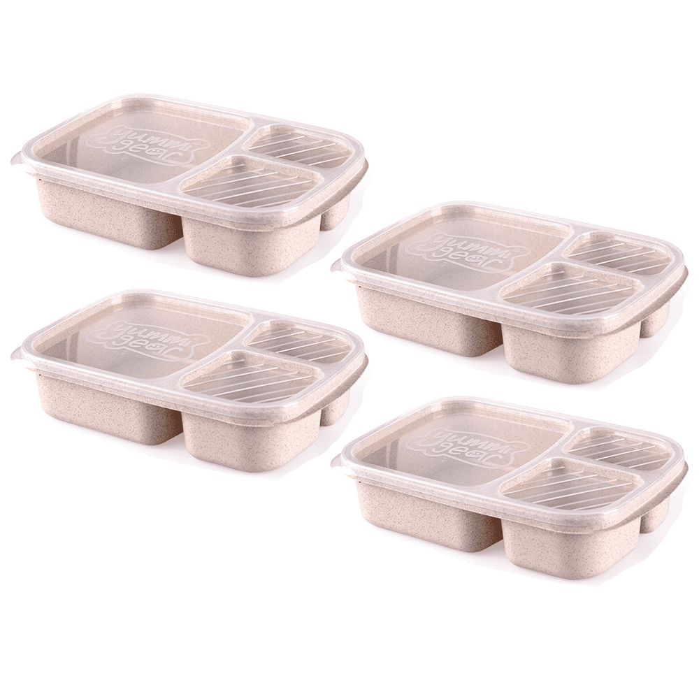 Contenedor de comida con compartimentos para niños, lonchera ...