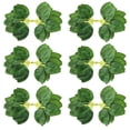 20pcs Simulation Six-Fork Silk Screen Rose Leaf Silk Meshs Flower Rose ...