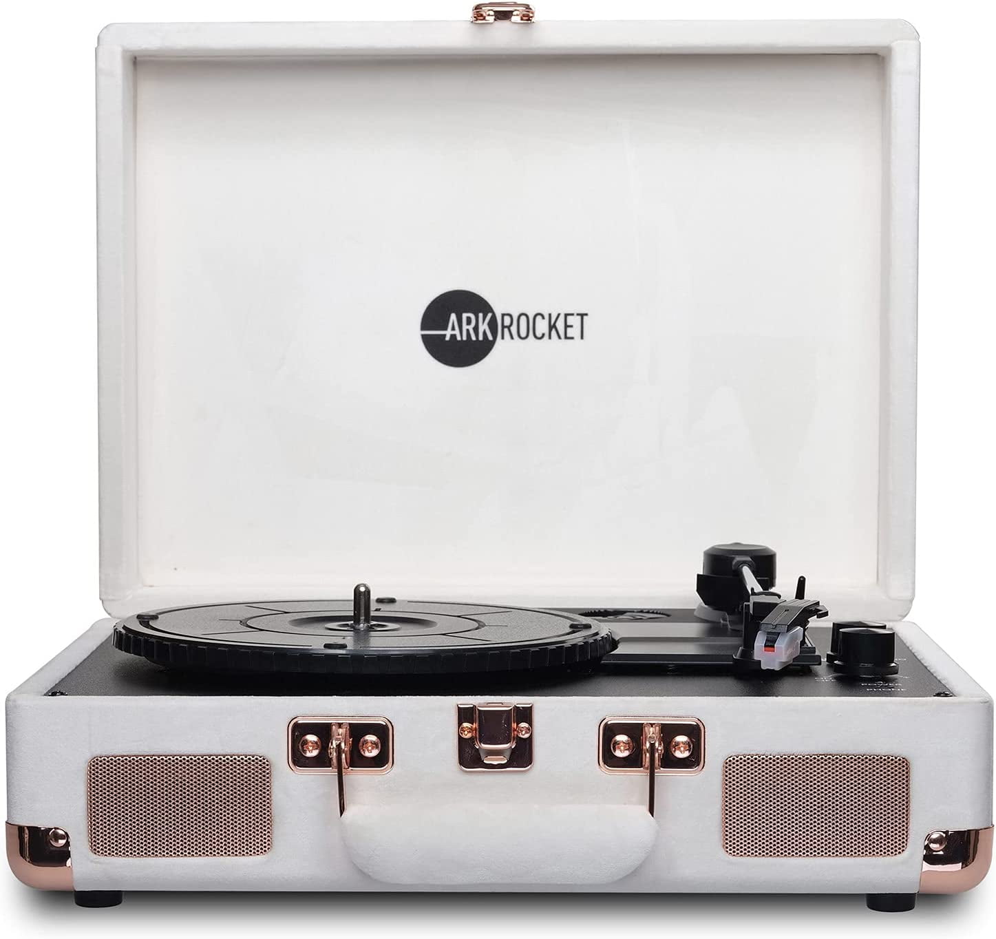 Arkrocket Curiosity Suitcase Bluetooth Turntable Vintage 3-Speed Record ...