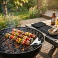 3 Way Grill Skewers, 2PCS Prong Skewers for Grilling, 14.7"Stainless ...