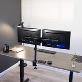 VIVO Double Dual VESA Bracket Adapter, Horizontal Assembly Mount for 2 ...
