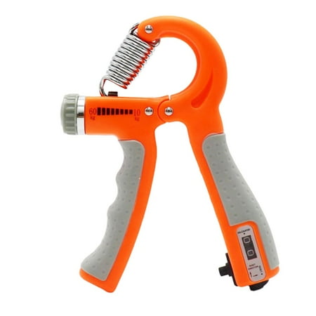 R-Shape Adjustable Hand Grip Sports Strength Countable Exercise ...