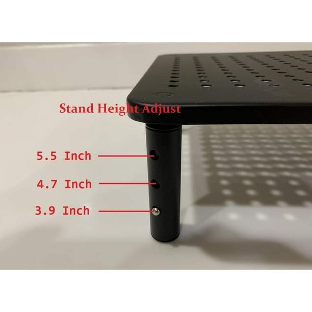 Mount Plus STB83 Corner Monitor Laptop Riser| Steel Desktop Height ...