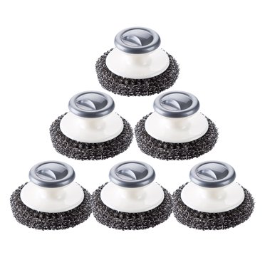 Uxcell Kitchen Plastic Soft Scrubber Scourer Pans Pot Brush Scouring ...