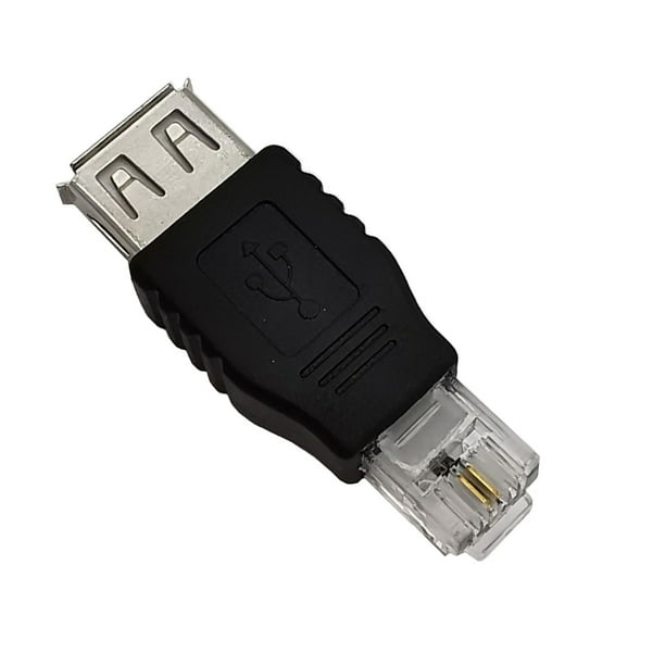 Matsuzay Conector RJ11 a USB USB 2.0 conveniente y fácil de usar ...
