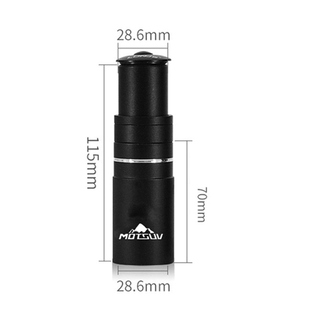 Bicycle Handlebar Extender Bike Stem Extension Adapter 28.6MM - Walmart.com