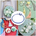 1pc Iron Embroidery Hoops Embroidery Frames with Plastic Findings Dark ...